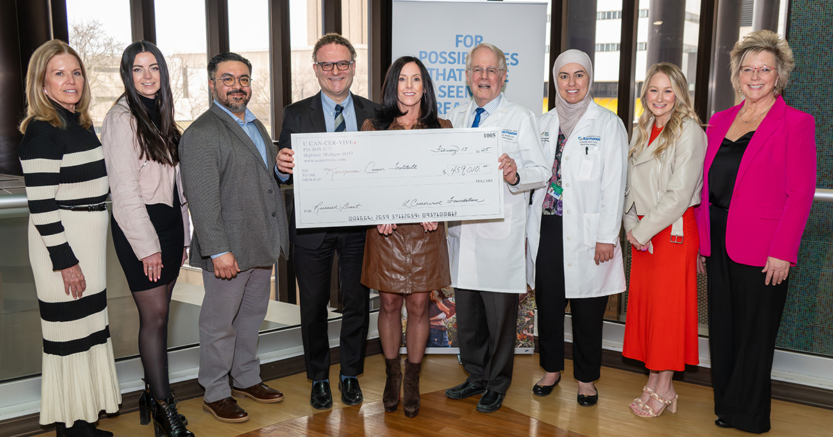 U CAN-CER VIVE Gives $450K+ to Karmanos Cancer Institute for Continued ...